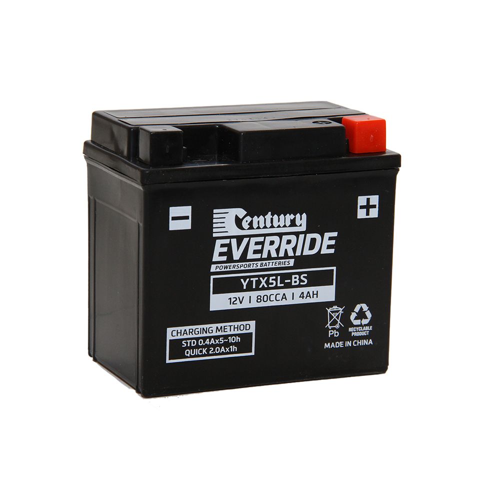 EverRide Battery: Motorcycle AGM 12V 80CCA - batteryshop.nz